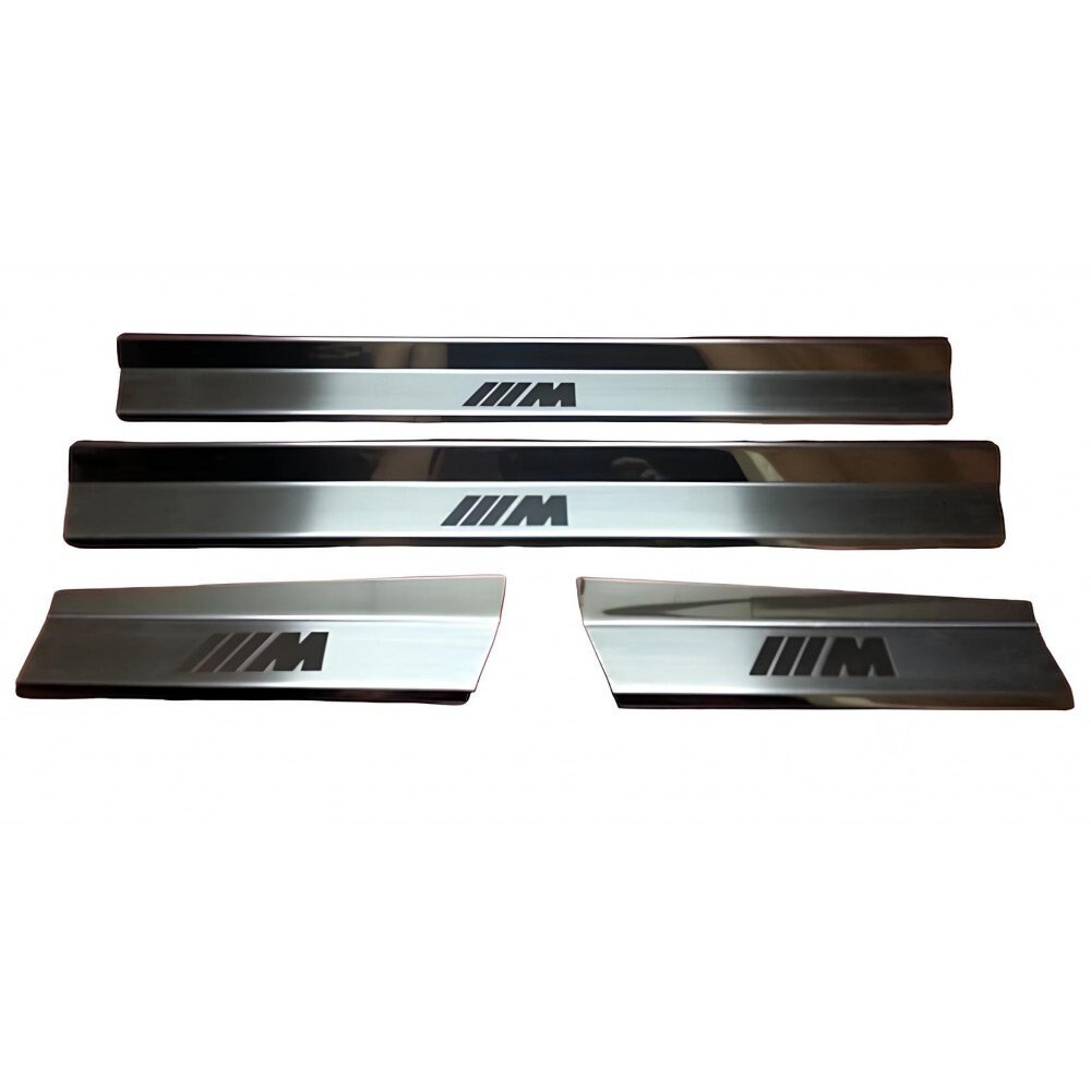 BMW E46 M Logo Chrome Door Sill Panel Trim BMW E46 3 Series BMW 1998 ...