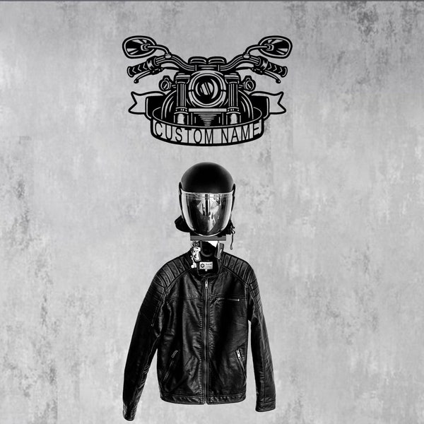 Metal Motorcycle Helmet Holder - Etsy