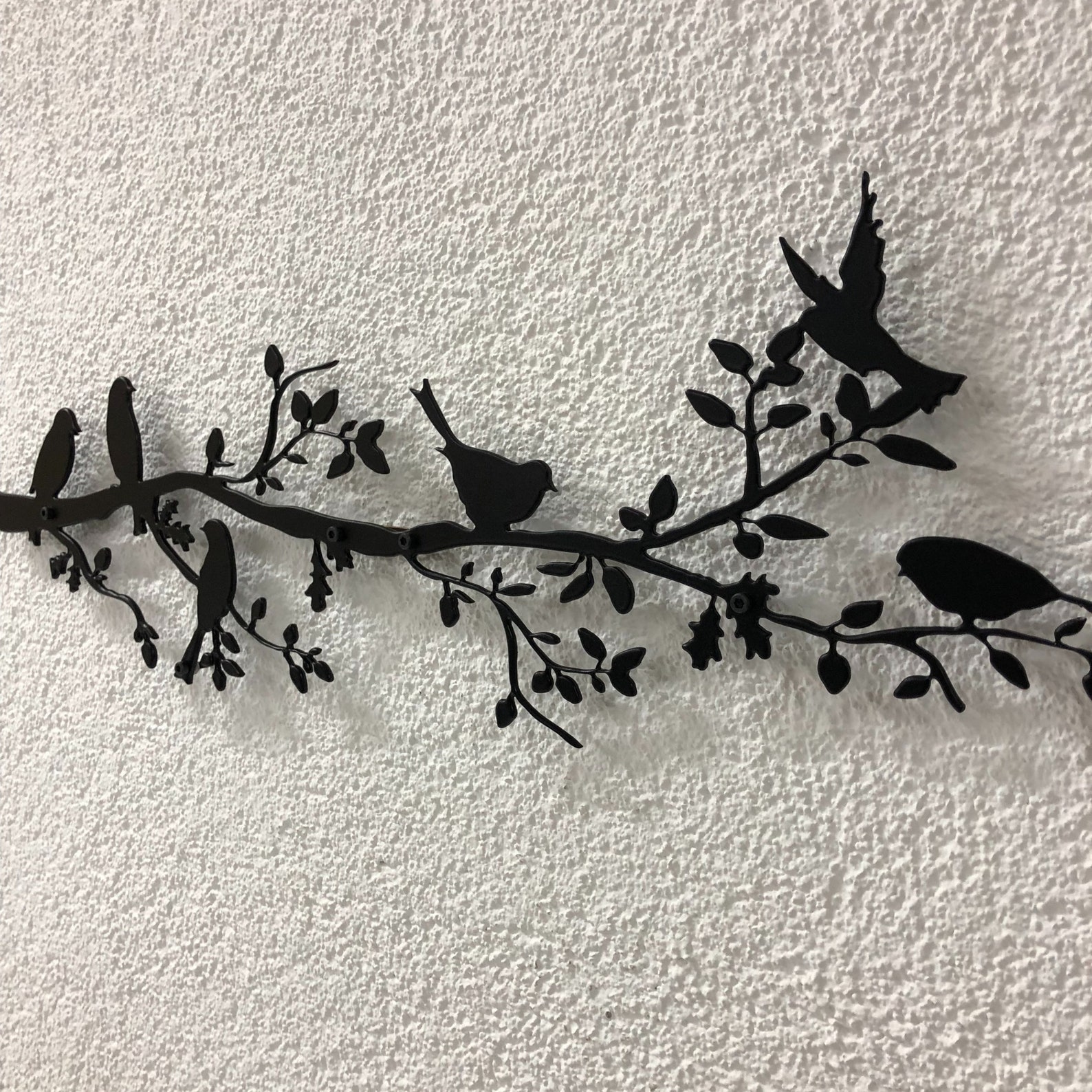 Flock of Birds Metal Wall Art, Steel Birds Wall Decor, Housewarming ...