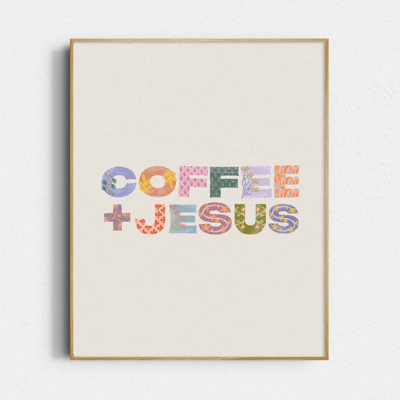 Coffee and Jesus - Etsy