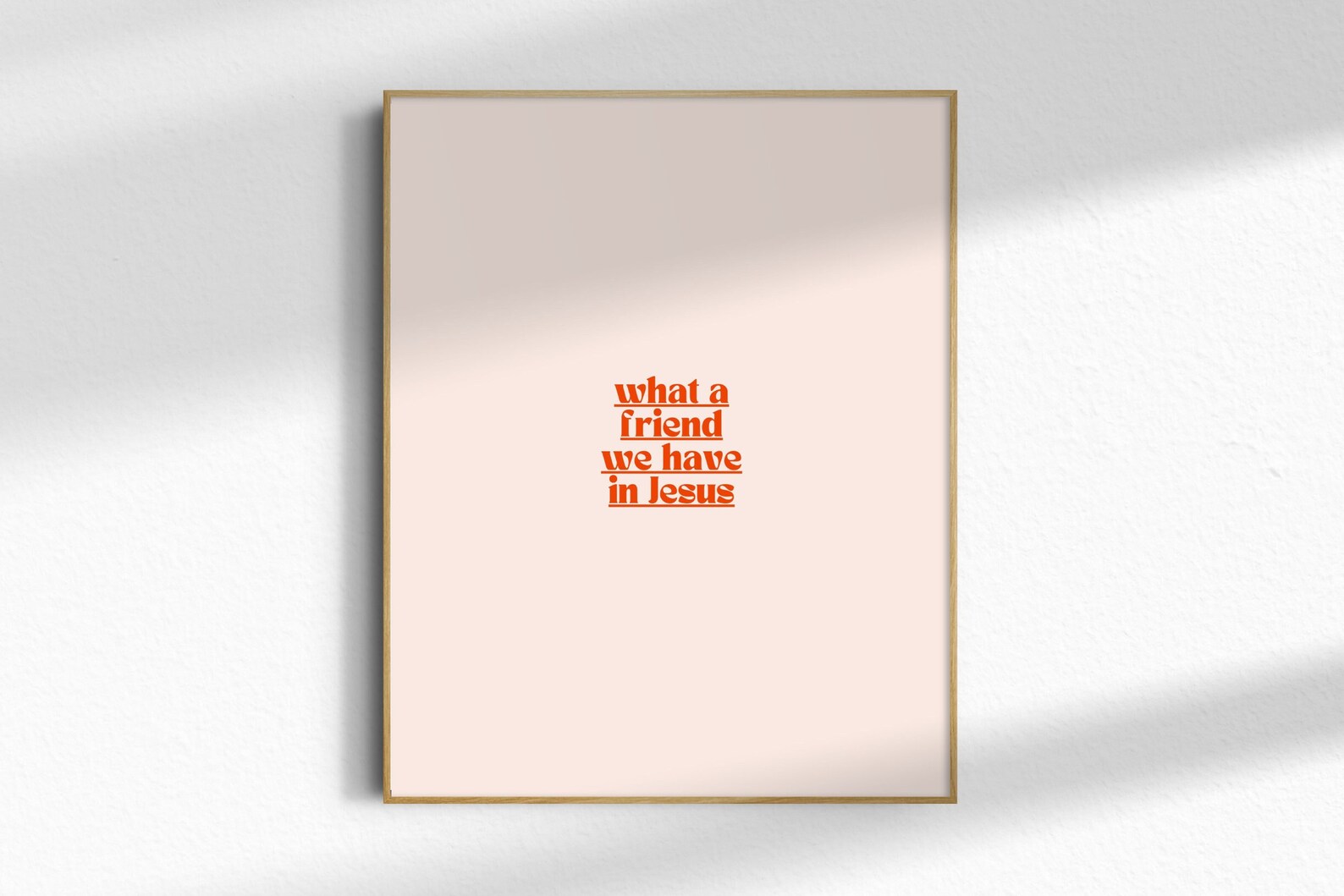 What A Friend We Have in Jesus Digital Art Print Modern - Etsy