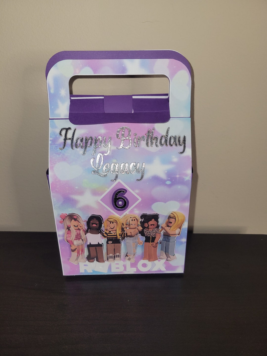 Roblox Birthday Favor Box / Roblox Gable Box / Roblox Birthday Party - Etsy