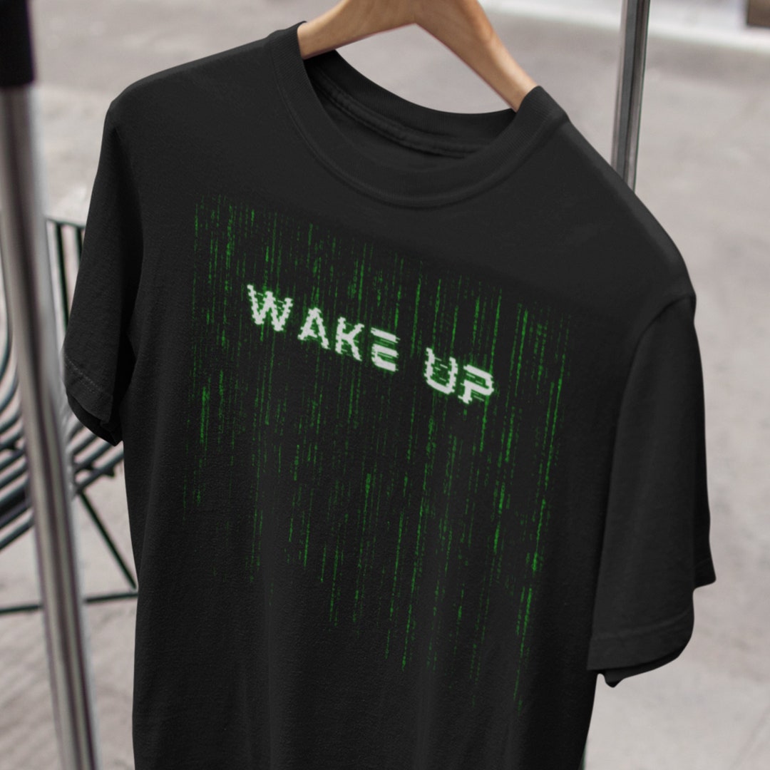 Neo Wake up T-shirt, Matrix Style Tee, Sci-fi Gift Unisex Softstyle T ...