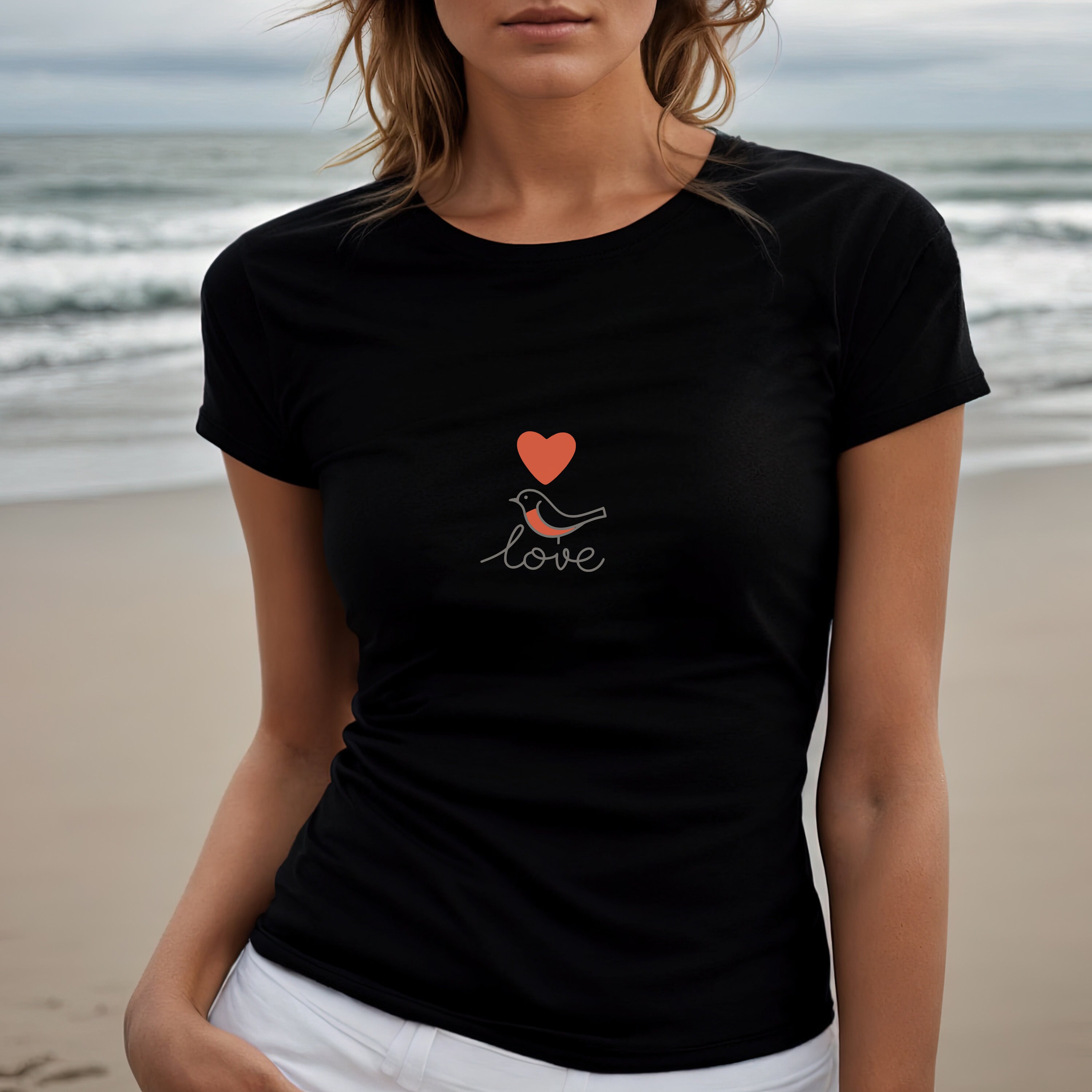 Robin Shirt, Robin Bird, Robin Red Breast, Christmas Robin, Robin Heart ...