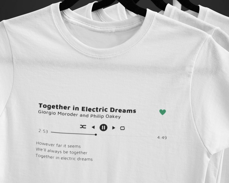 Personalized Song Lyrics Unisex Softstyle T-shirt Music - Etsy