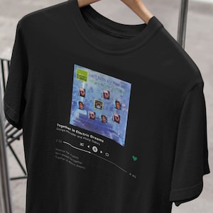 Personalized Song Lyric T-shirt: Music Player Design - Etsy