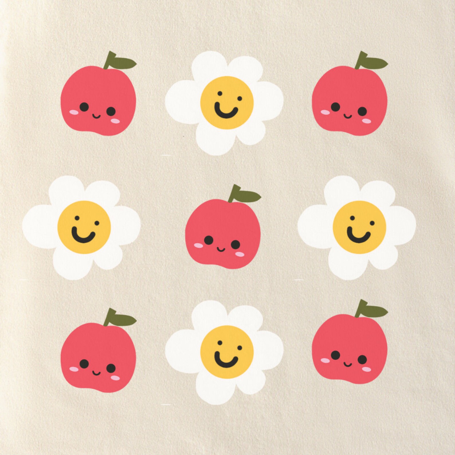 Toddler Happy Apples and Daisy Flowers, Sweet Short Sleeve Tee ...