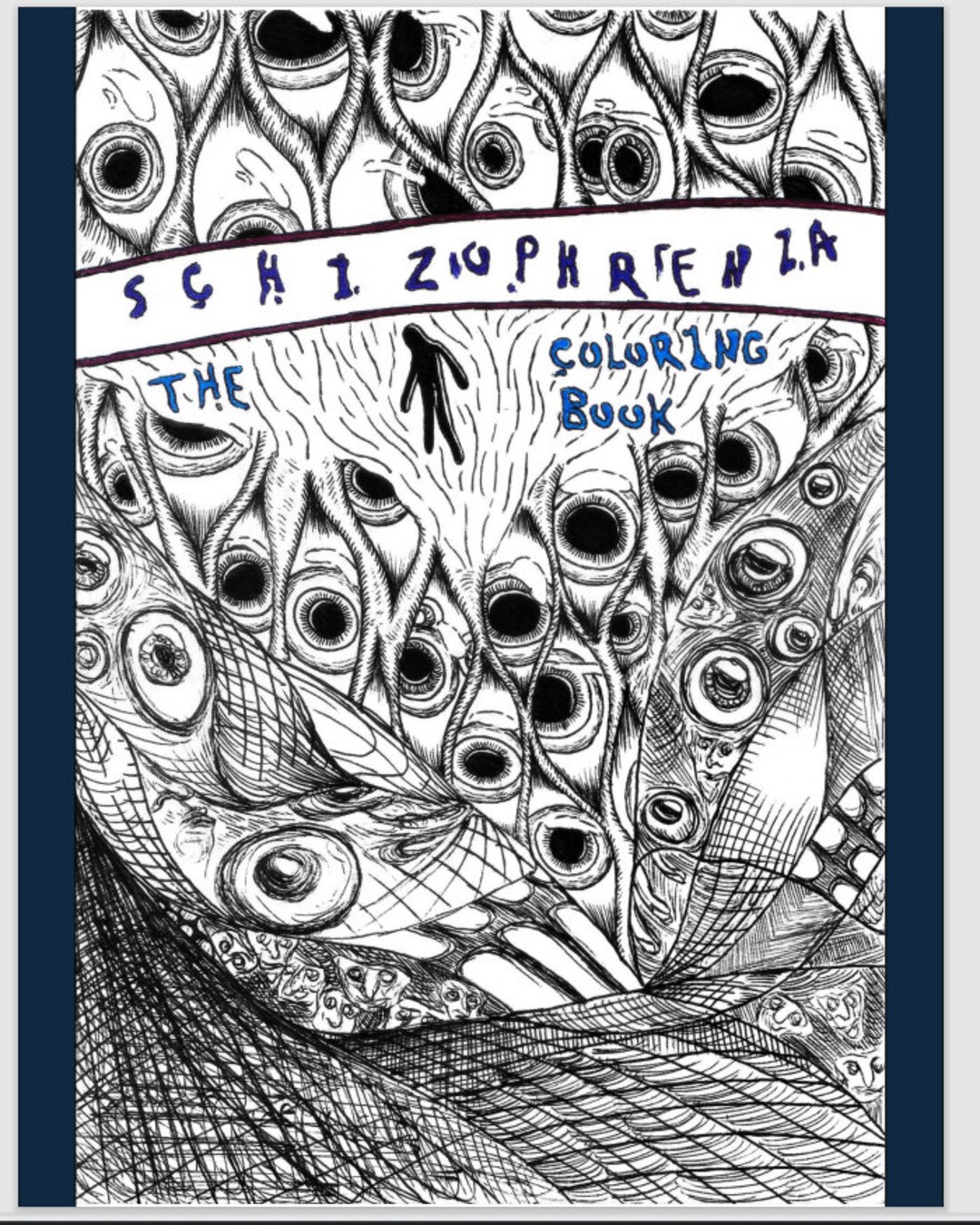 VIRTUAL Schizophrenia Coloring Book - Etsy