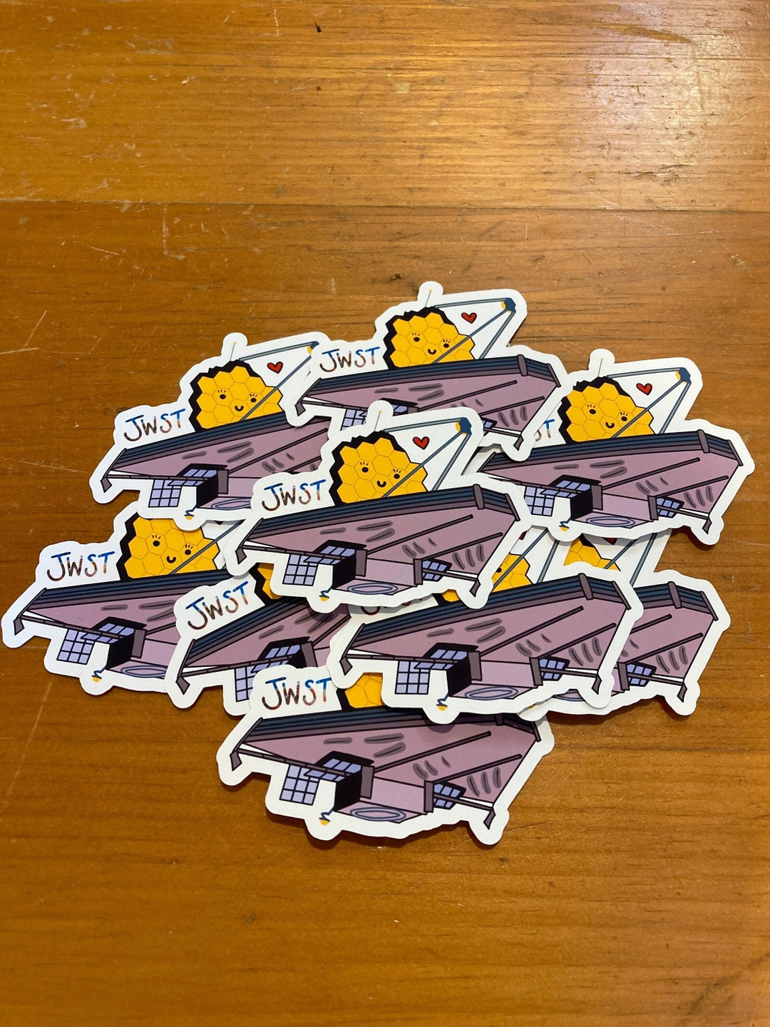 Cute JWST (space Telescope) Sticker - Etsy