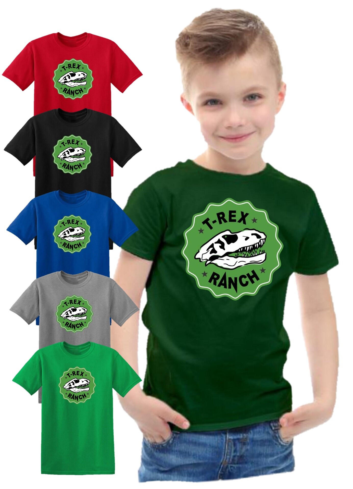Park Ranger T Shirt T-rex Ranch Dinosaur Birthday Gift Boys - Etsy ...