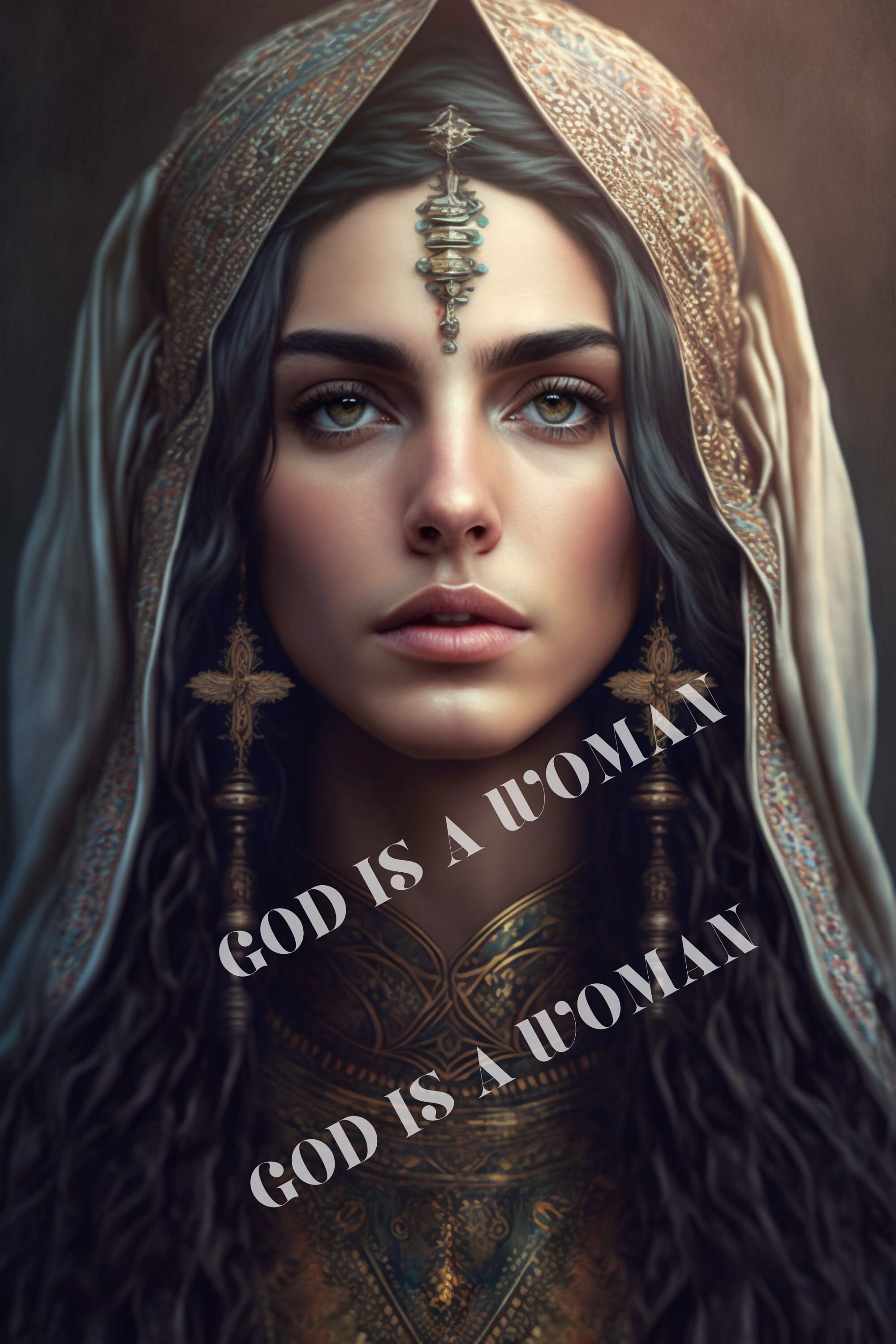 God as a Woman - Sabine | Divine Feminine Art | Goddess Art, Divine ...