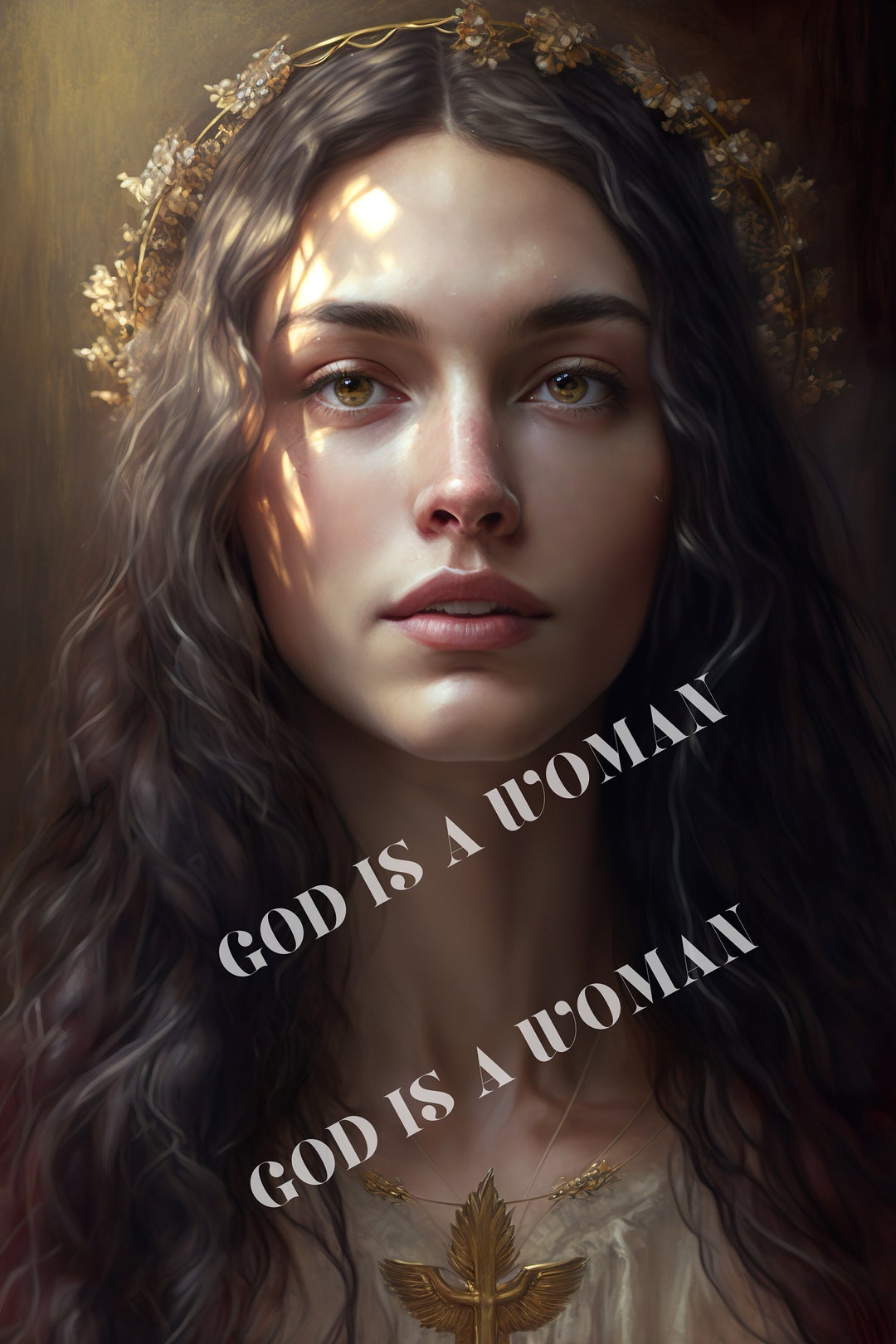 God as a Woman Esty Divine Feminine Art Goddess Art, Divine Feminine ...