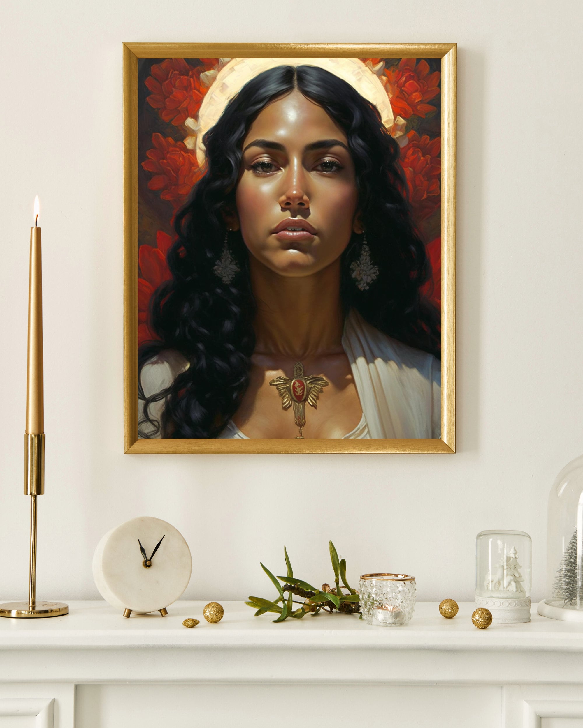 God as a Woman Mirella - Divine Feminine Art, Strong Woman Art ...