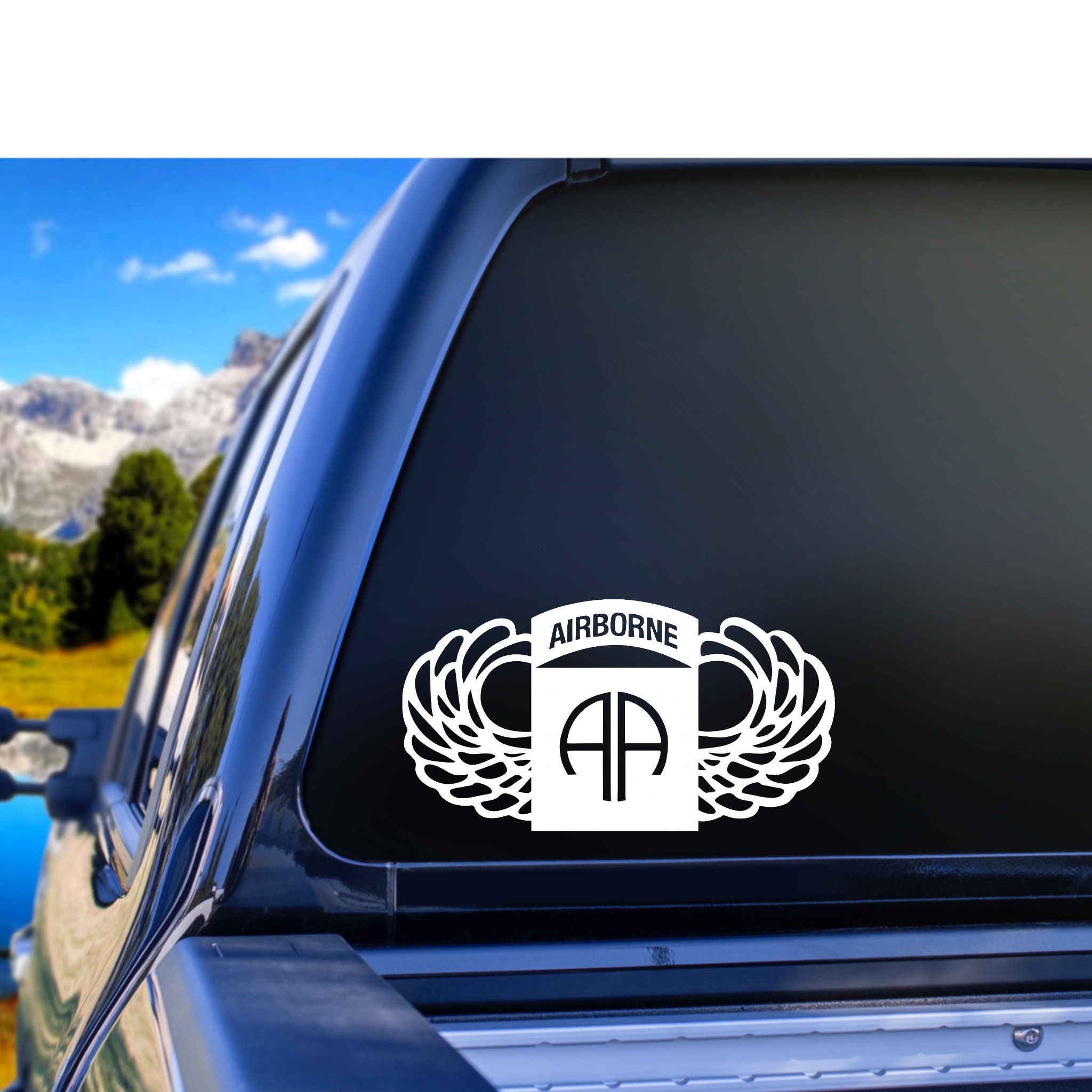 82nd Airborne Division Vinyl Decal, Army, Truck Decal, Car Decal - Etsy