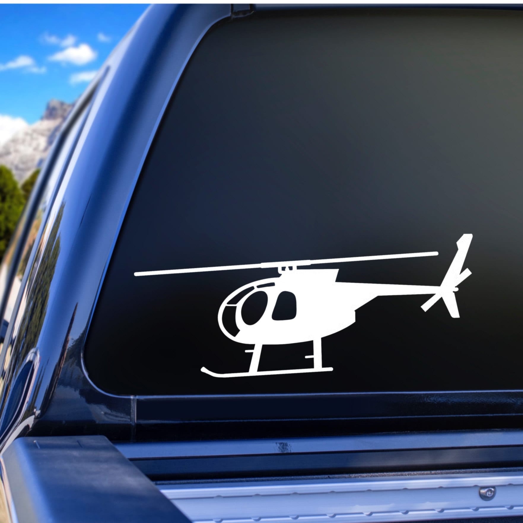 MH-6 Little Bird, Helicopter Vinyl Decal, Scout, Army Aviation ...