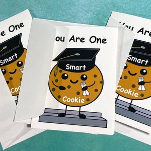 Funny Graduation Greeting Card | You Are One Smart Cookie | Congrats - Etsy