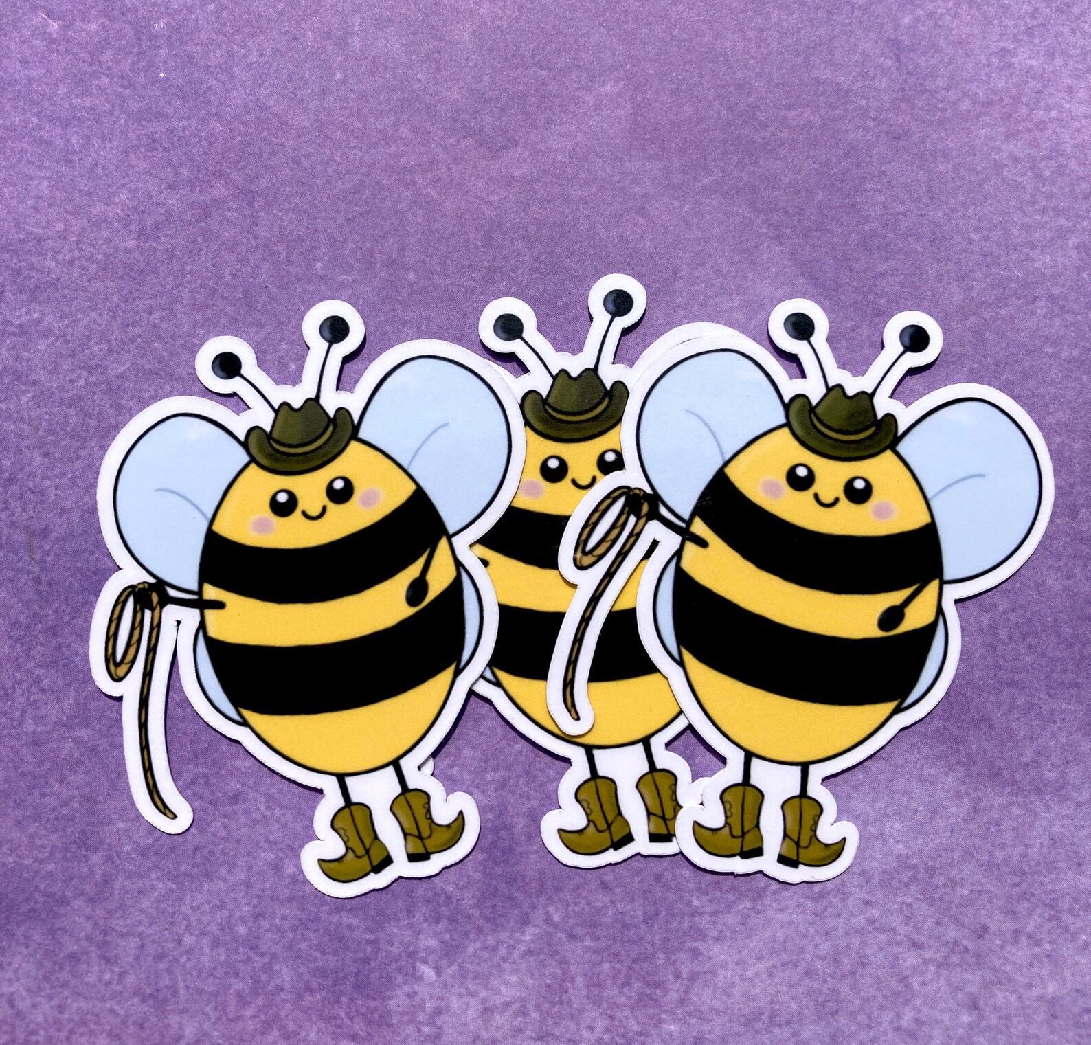 Cute Bee With Cowboy Hat - Etsy