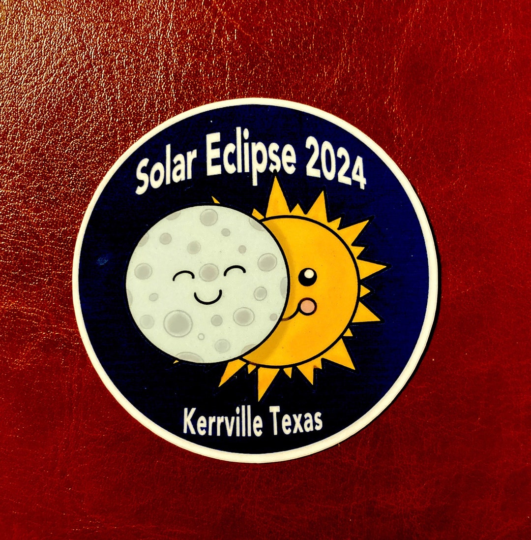 Total Solar Eclipse April 2024 Vinyl Stickers - Etsy