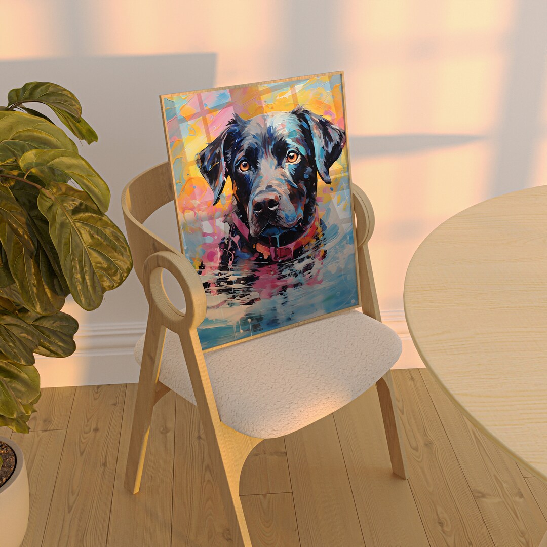 Labrador Retriever Asian Painting Digital Wall Art Printable - Etsy