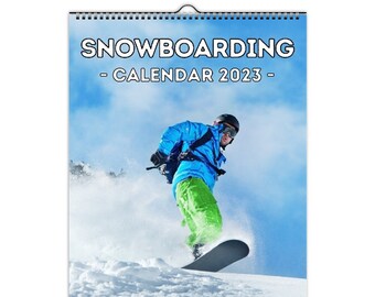 Snowboarding Calendar - Etsy