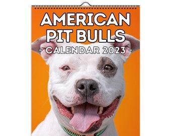 Pitbull Calendar - Etsy