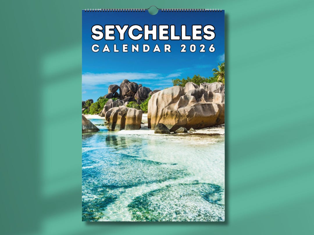 Seychelles Wall Calendar 2026, Seychelles Scenic Photography - Etsy