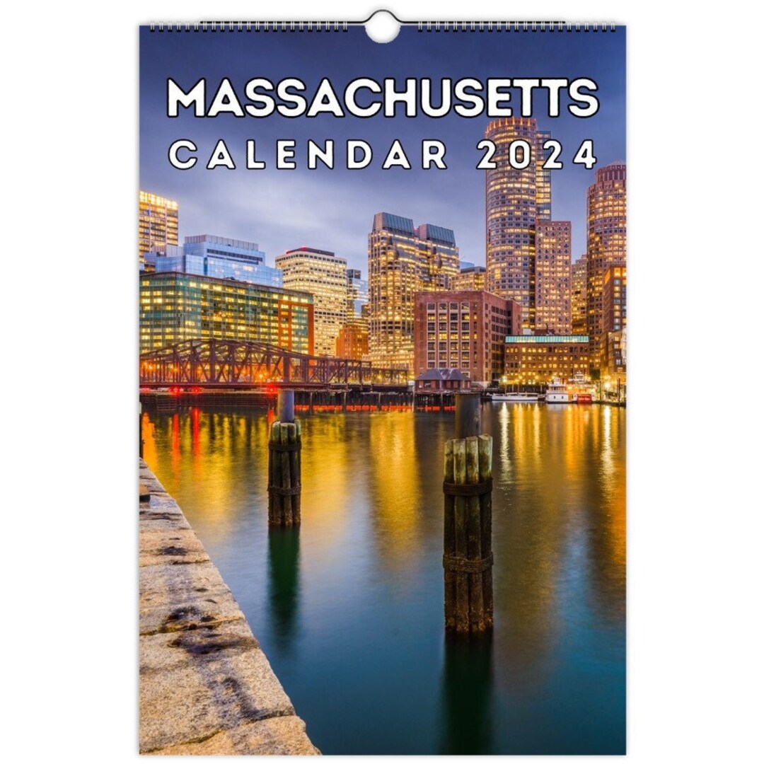 Buy Massachusetts Wall Calendar 2024, Great Gift Idea for Massachusetts ...