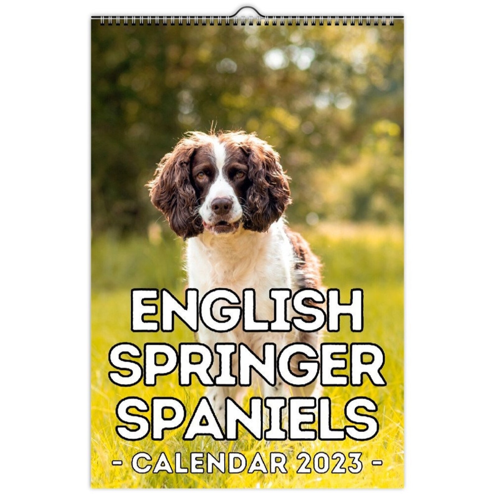 English Springer Spaniels Wall Calendar 2023 Cute Gift Idea - Etsy