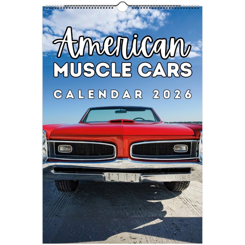 2026 Muscle Car Calendars - Etsy