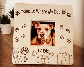 Dog Frame Cat Frame Pet Frames Personalized Pet Frame Engraved Frames ...