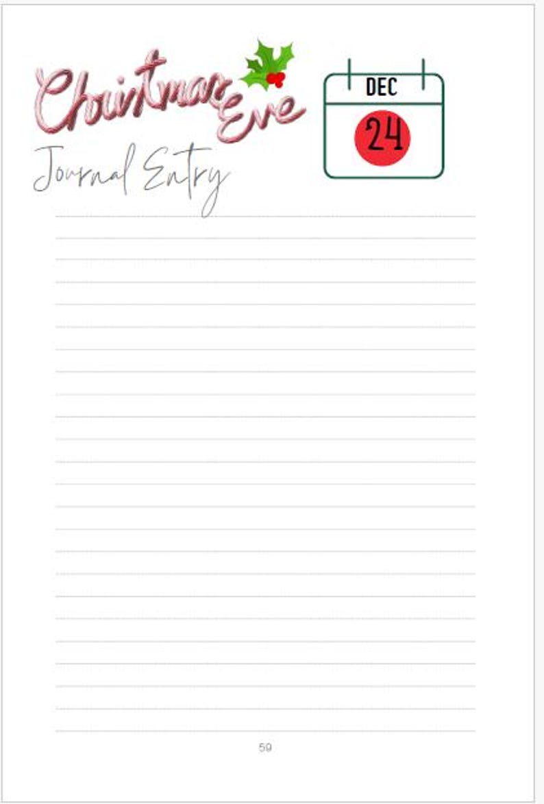 2025 Christmas Planner Printable: Holiday Organizer PDF With Gift ...