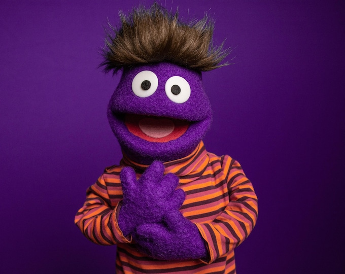 Professional TV Hand Puppet Muppet, 1970 Antron Fleece Original - Etsy