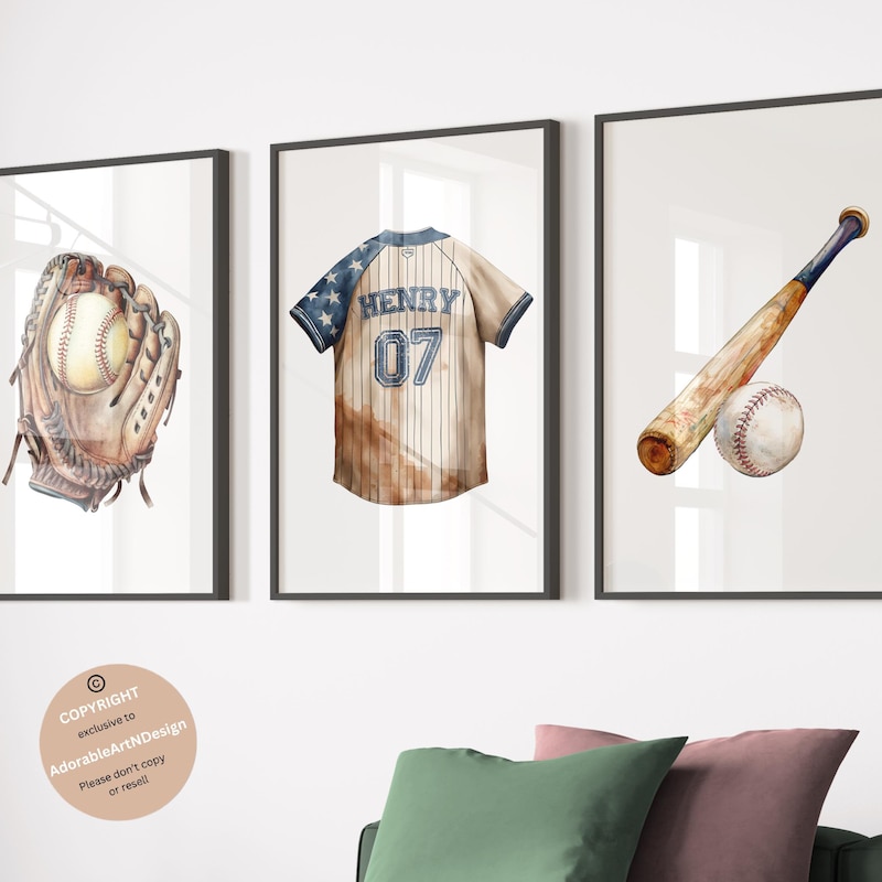 Baseball Art Print - Etsy