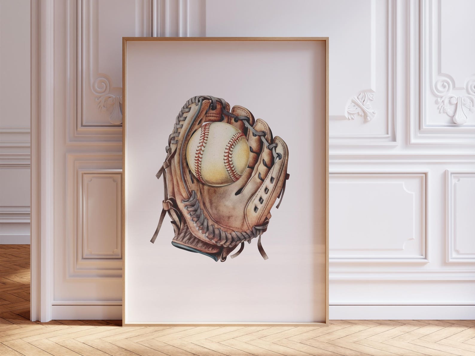 Custom Baseball Poster, Personalized Baseball Jersey, Baseball Print ...