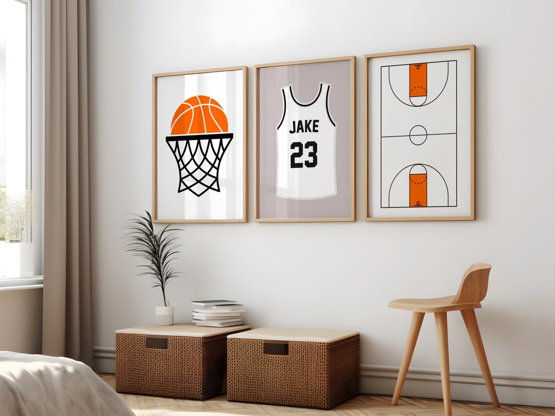 Basketball Poster, Basketball Wall Art, Personalized Basketball Print ...