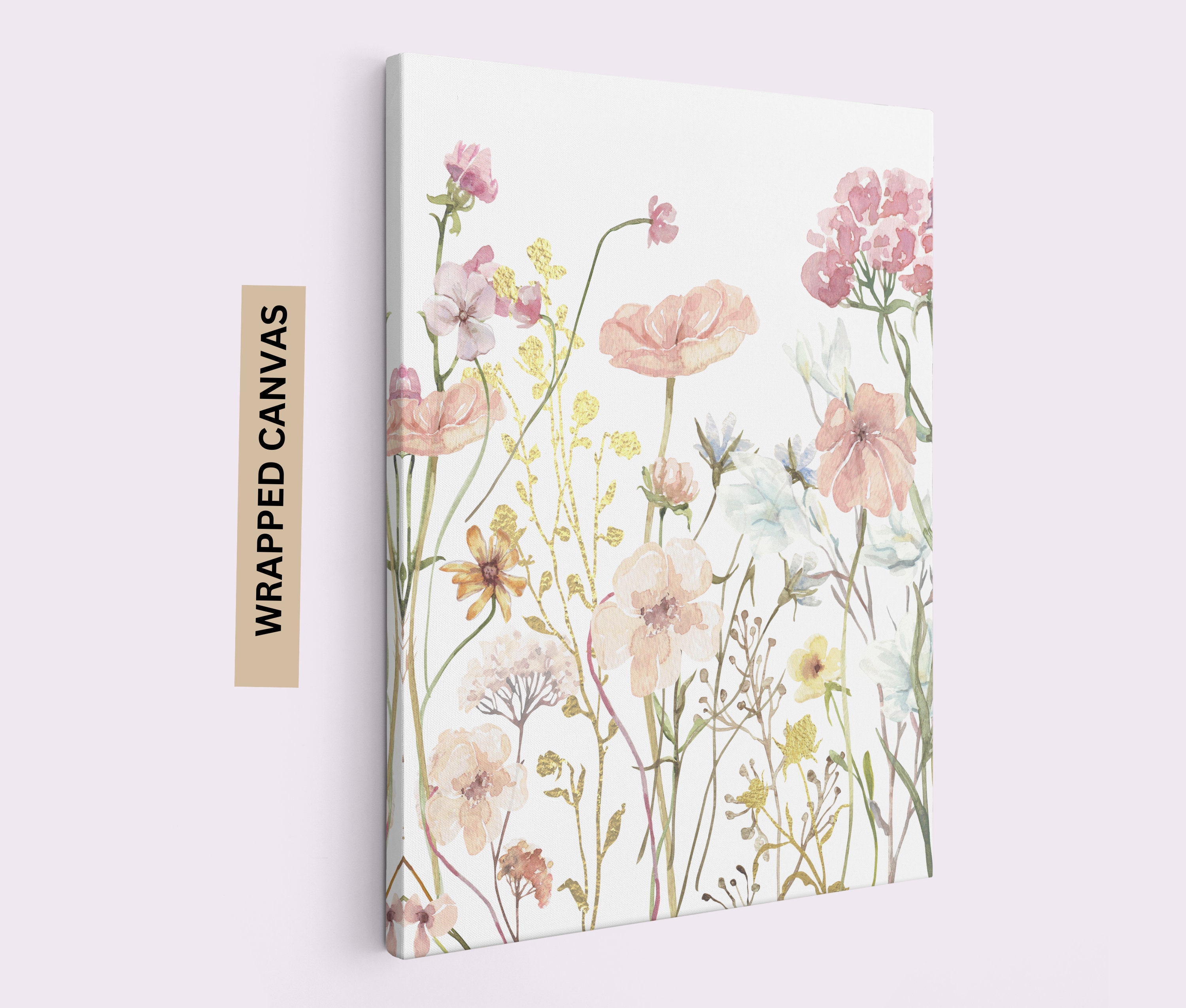 Boho Nursery Wall Art, Wildflower Nursery Decor, Botanical Print ...