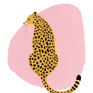 Pink Leopard Prints digital Download Set of 3 - Etsy