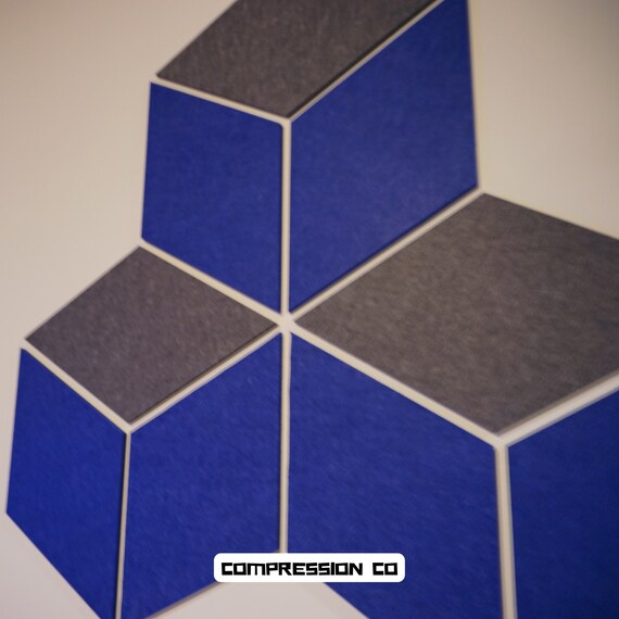 Acoustic Diamond Tile Adhesive Backed Sound Compression Panel - Etsy