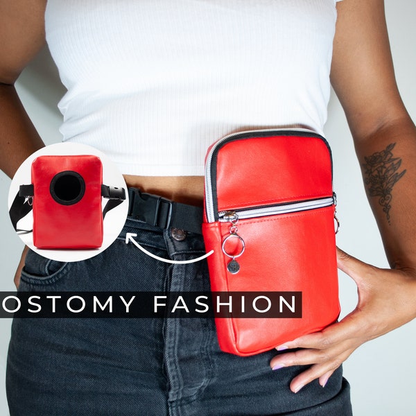Ostomy Swim Wrap - Red - Etsy Canada