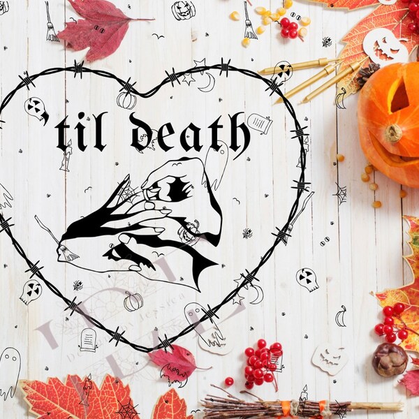 Til Death Svg - Etsy UK