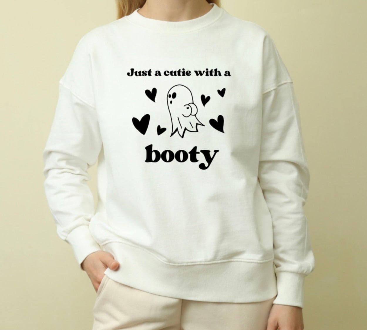 Halloween SVG Ghost SVG Cute Halloween Print Ghost Booty SVG - Etsy