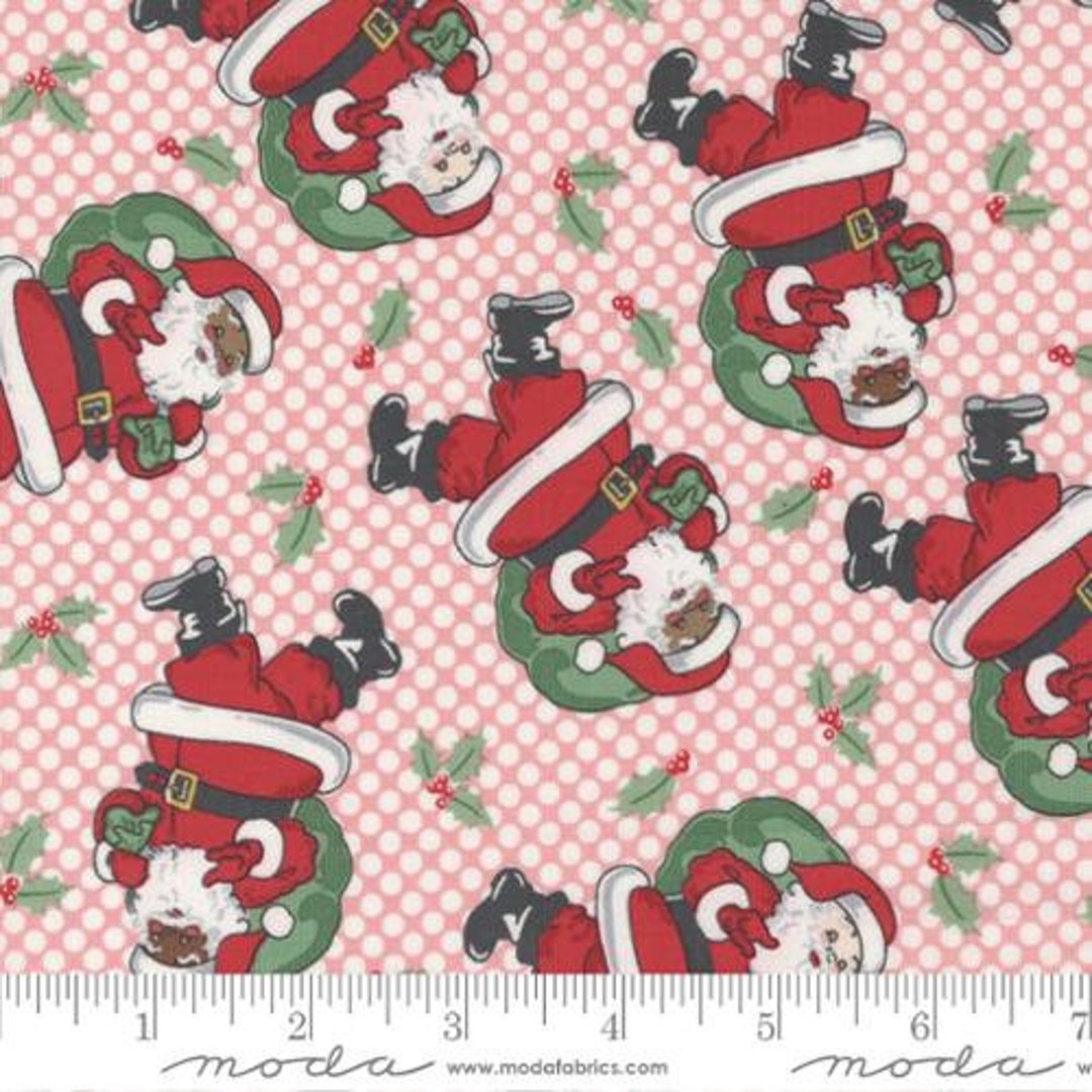 Holly Jolly Cheeky Retro Santas by Urban Chiks for Moda Fabrics SKU ...