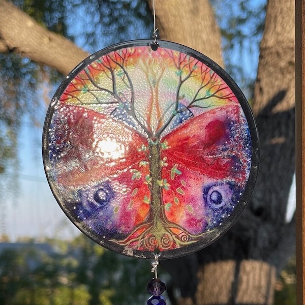 Tree of Life Suncatcher - Etsy