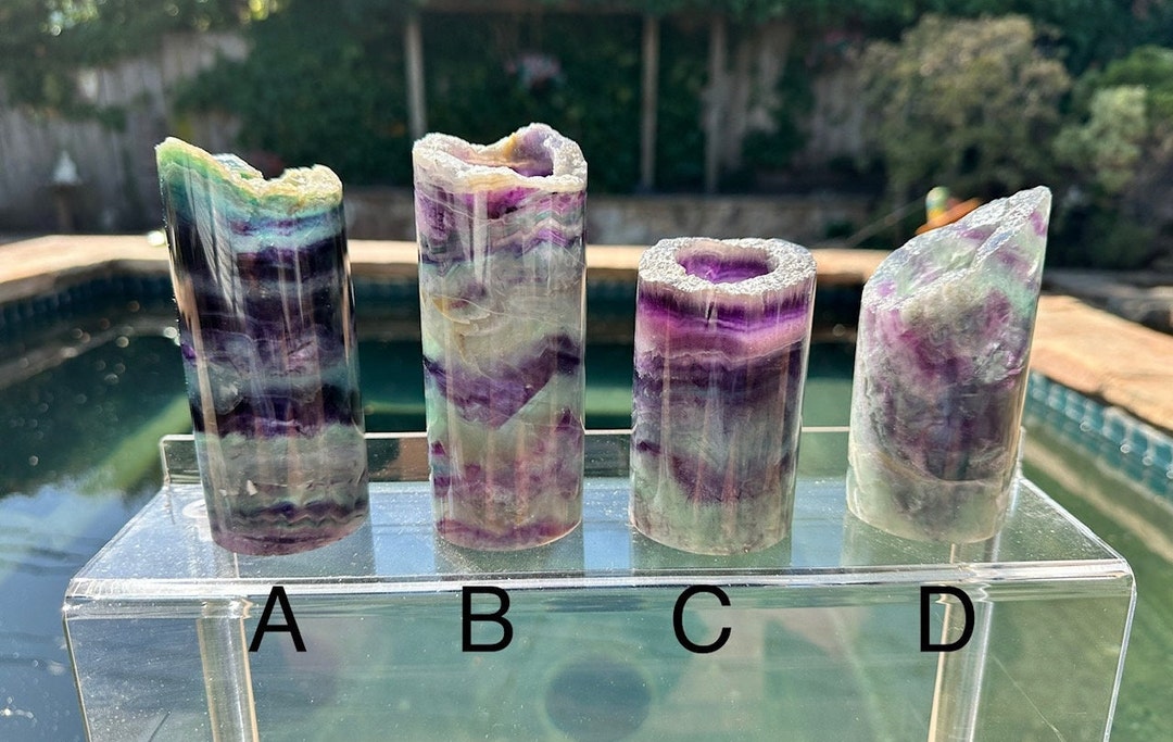 Rainbow Fluorite Crystal Lamp, Watermelon Fluorite Lamp - Etsy