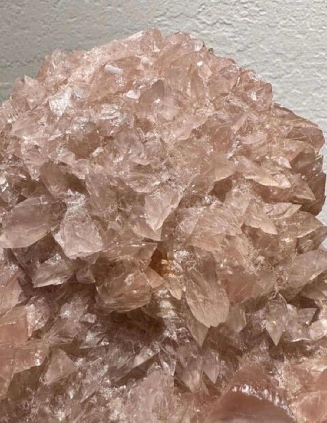 Gorgeous 3.6lbs Dogtooth Pink/peach Calcite Mountain, Mica, Calcite ...
