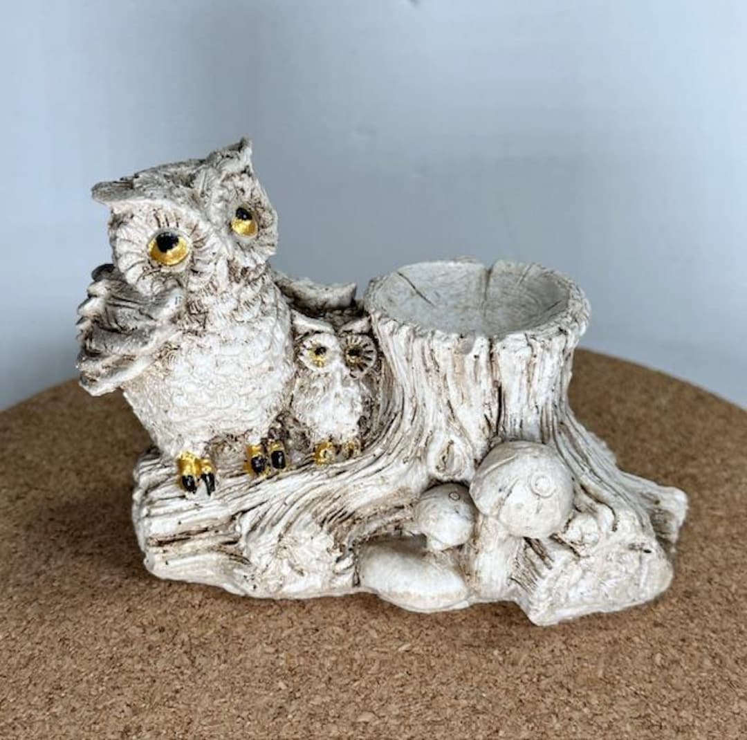 Momma and Baby Owl Sphere Holder, Owl Sphere Stand - Etsy