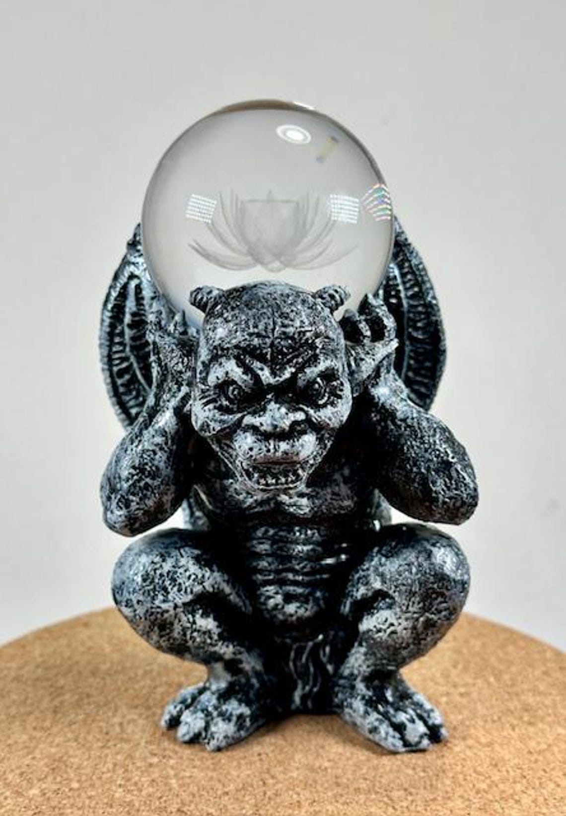 Gargoyle Sphere Holder, Sphere Stand - Etsy