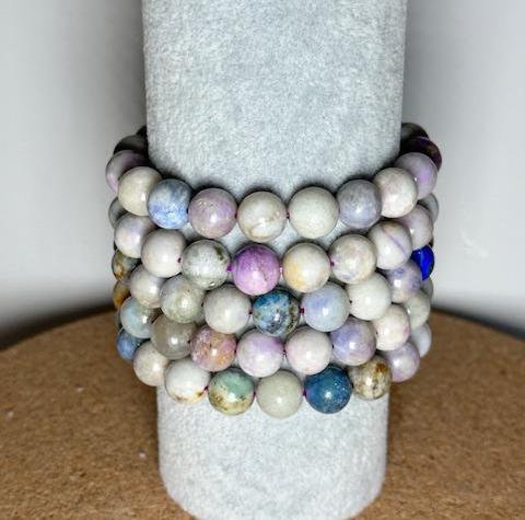 You Choose - Hackmanite 10mm Stretch Bracelet, UV Reactive - Etsy