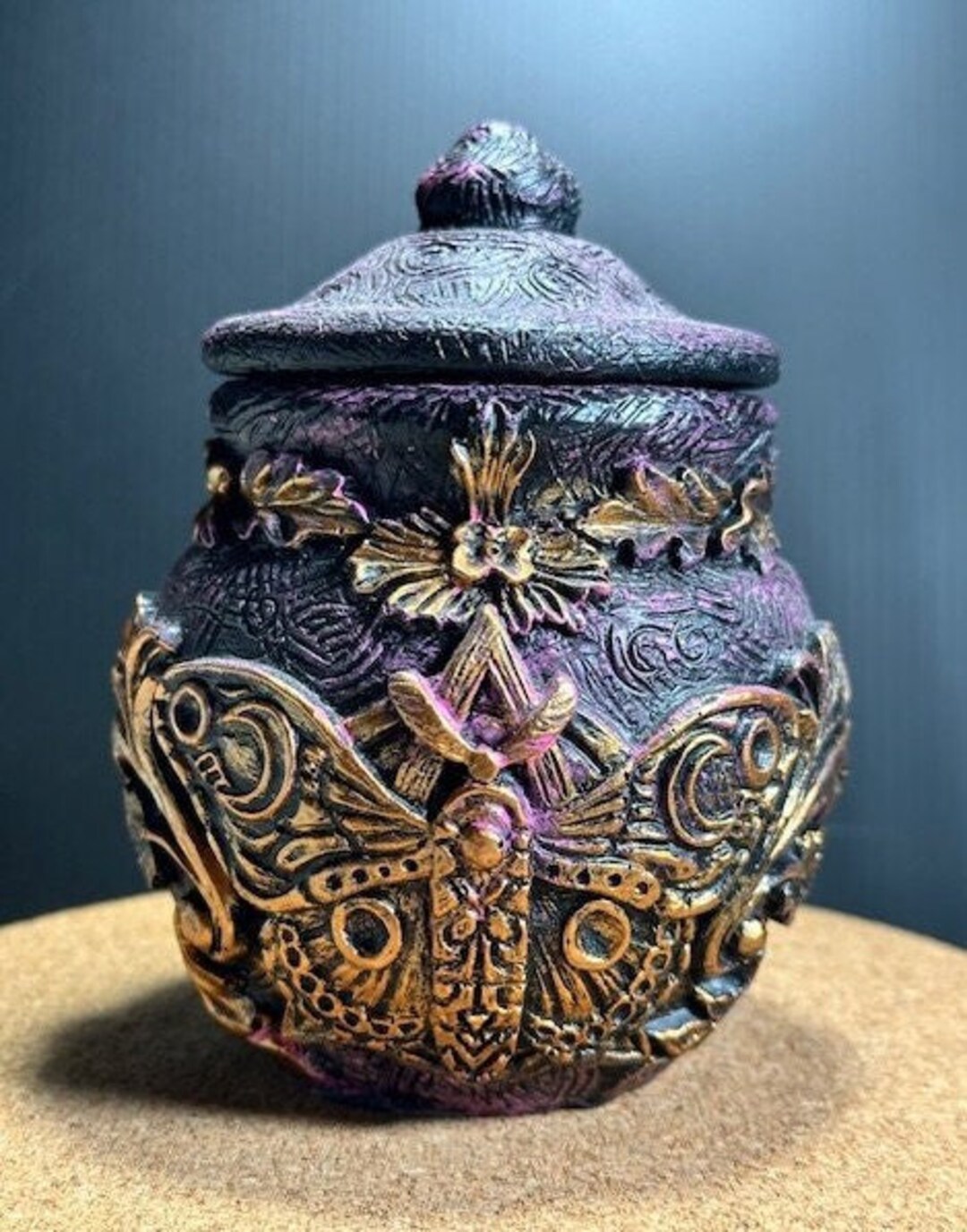 Lunar Moth Crystal Jar, Apothecary Jar, Holy Trinity - Etsy