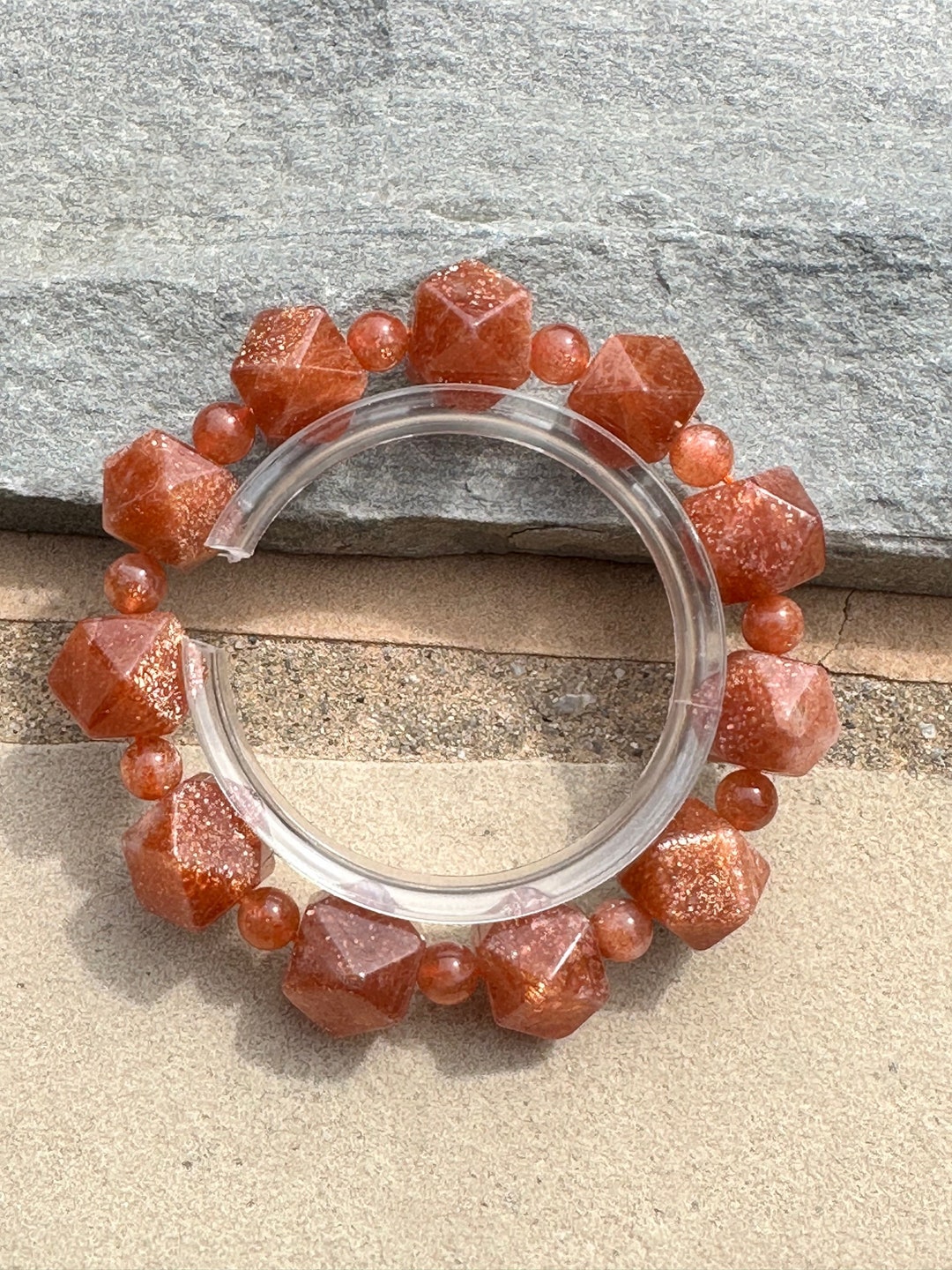 12mm+ Flashy Sparkly Premium Quality Natural Orange Arusha Golden ...